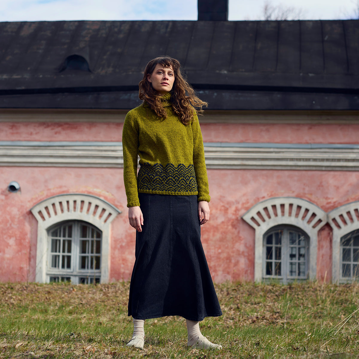 Knitting Pattern: Aallot Sweater (by Tiia Reho) (PDF) – Kotona Shop